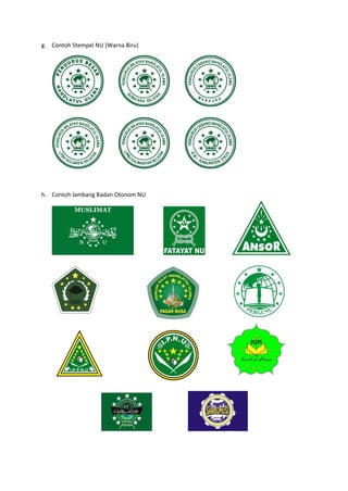 Peraturan lambang nu | PDF