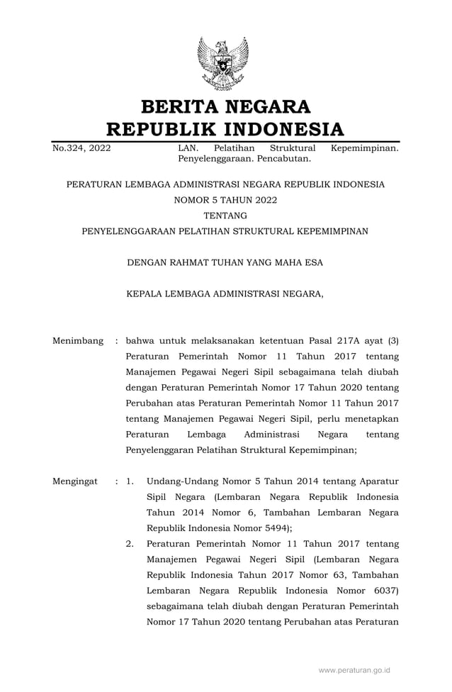 Peraturan LAN No 5 Tahun 2022.pdf