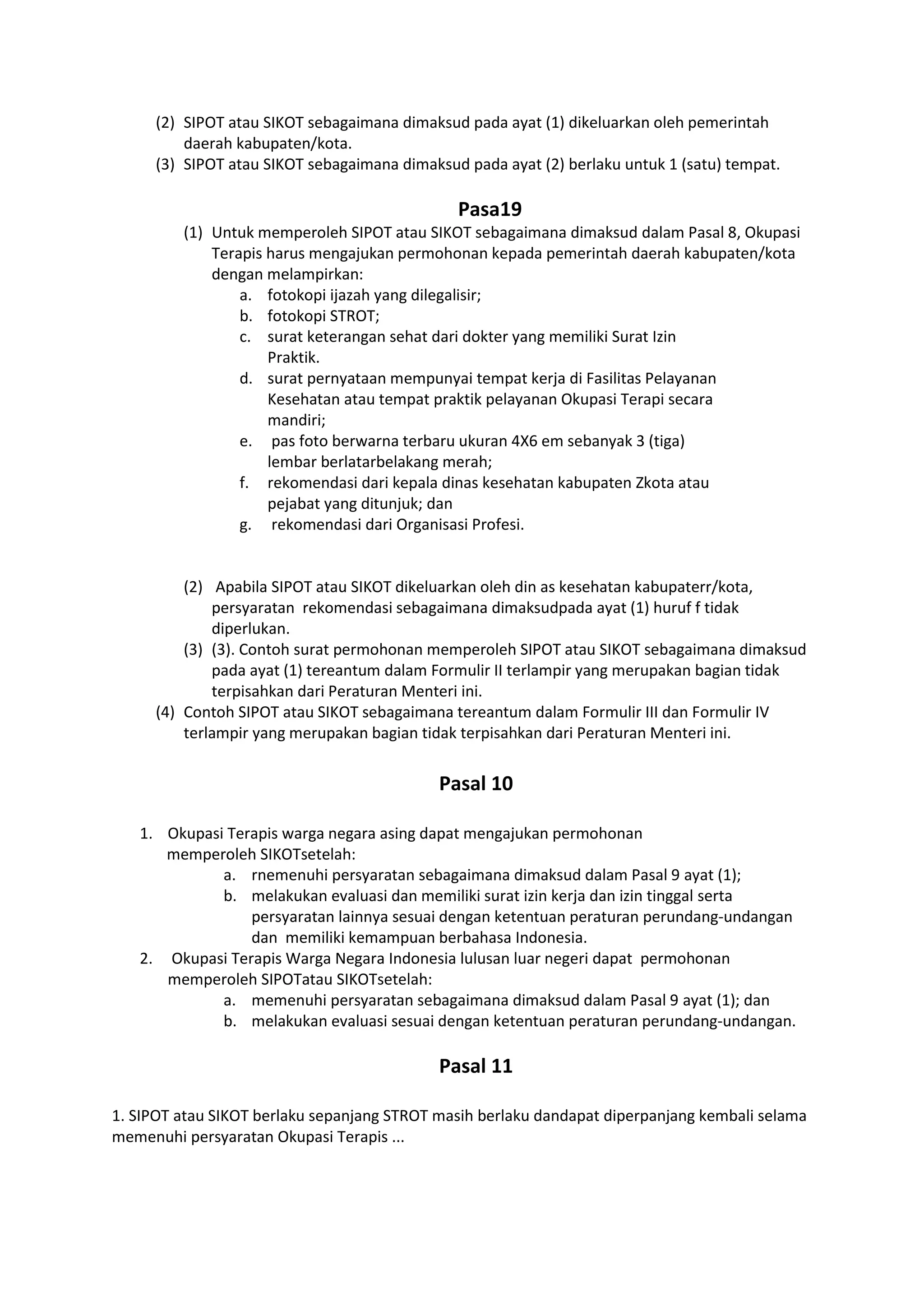 Peraturan menteri kesehatan republik indonesia | DOCX