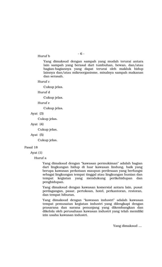 Peraturan pemerintah no 81 tahun 2012 tentang pengelolaan sampah rumah tangga dan sampah sejenis ...