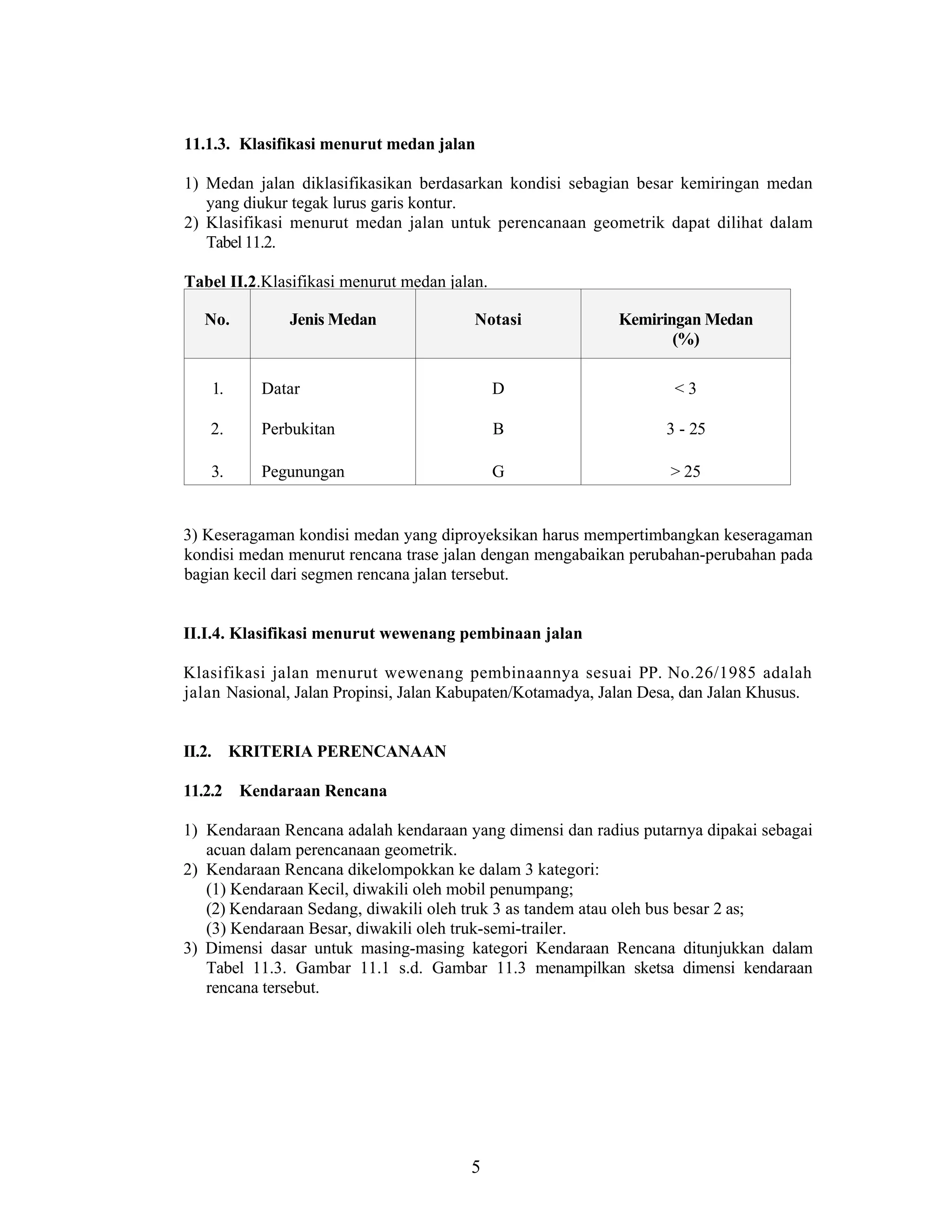 Peraturan perencanaan geometrik jalan antar kota no.38 tbm 1997 (2) | PDF
