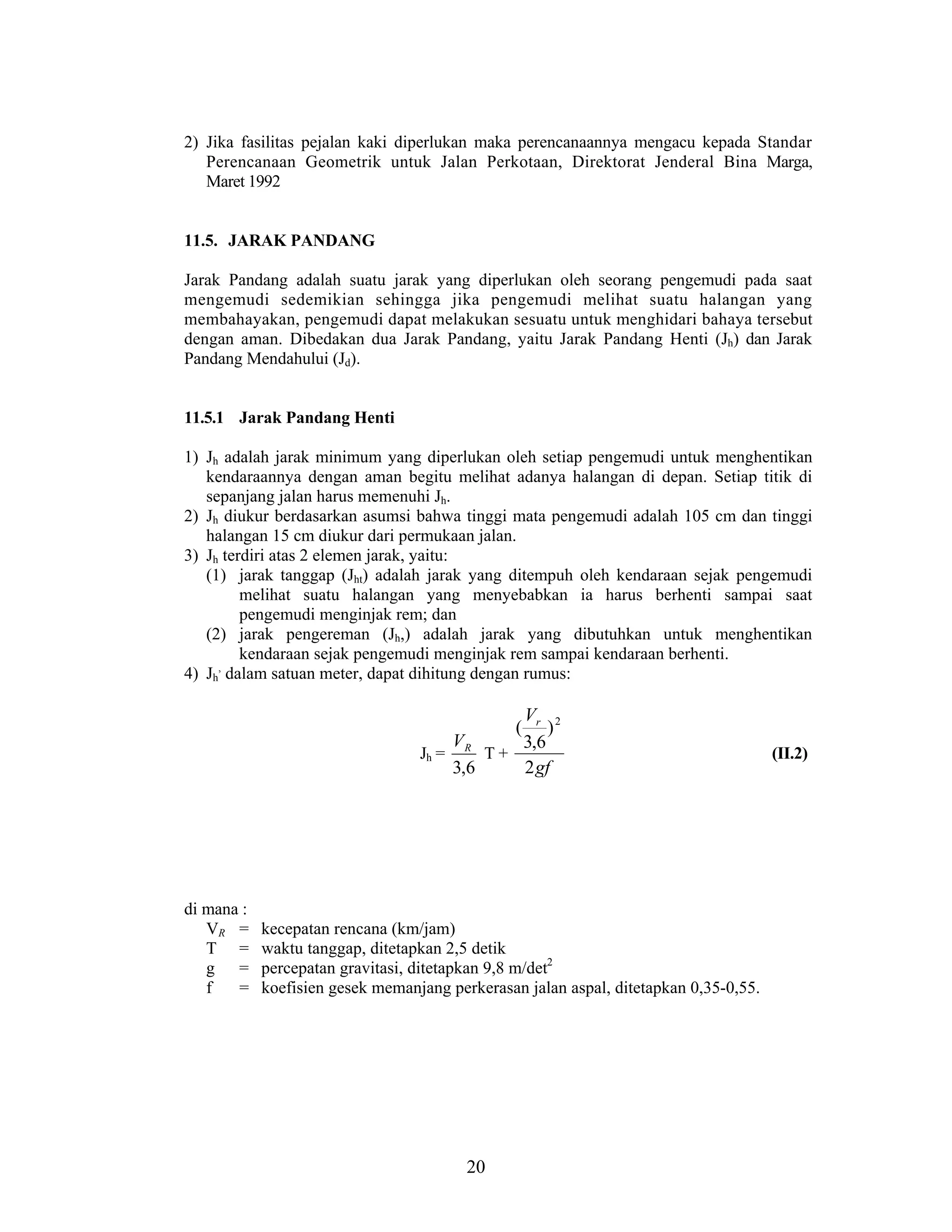 Peraturan perencanaan geometrik jalan antar kota no.38 tbm 1997 (2) | PDF
