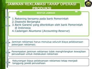 Peraturan Reklamasi dan Pascatambang.pptx