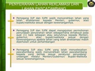 Peraturan Reklamasi dan Pascatambang.pptx