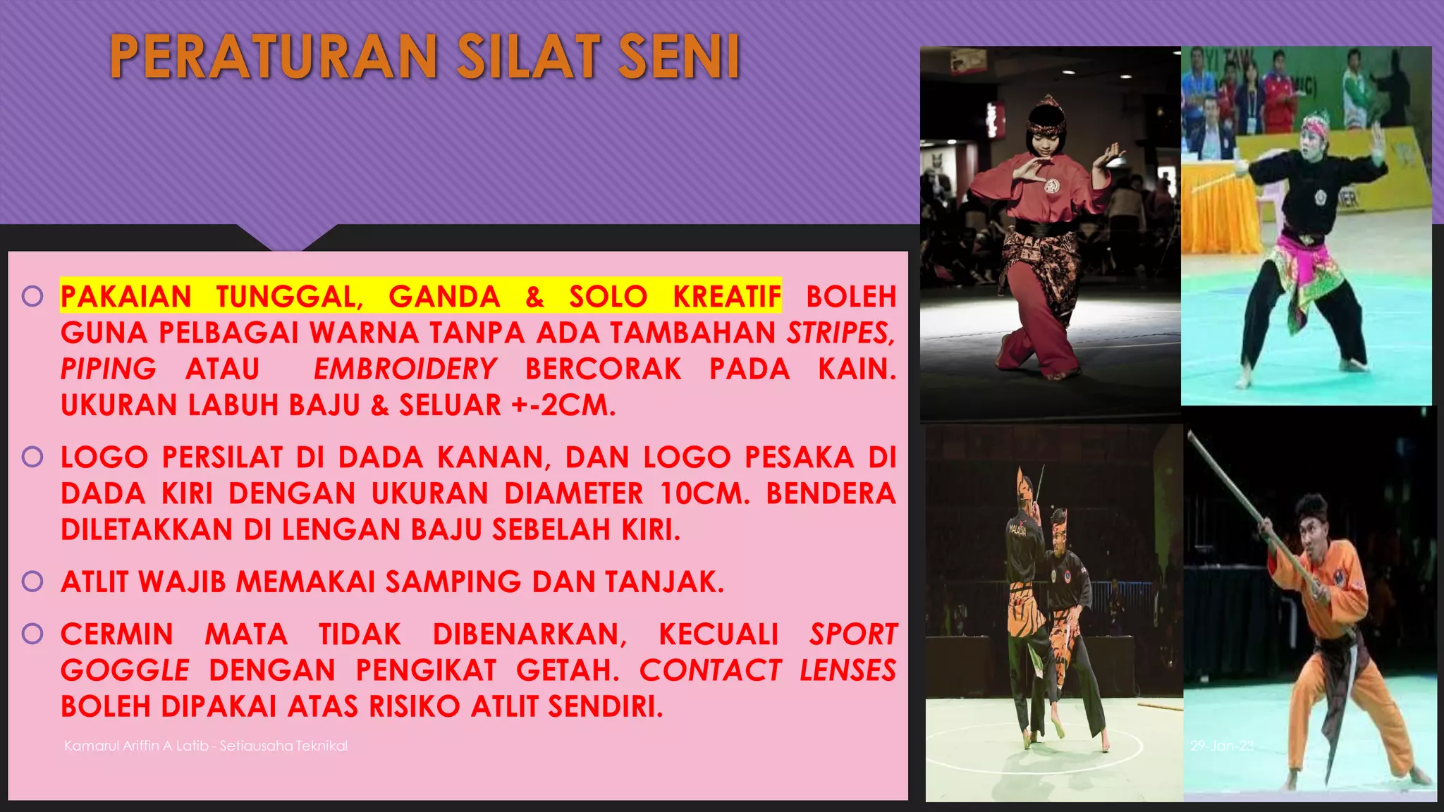 Peraturan Silat SENI | PDF