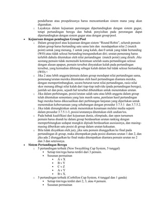 Peraturan tenis meja | DOCX