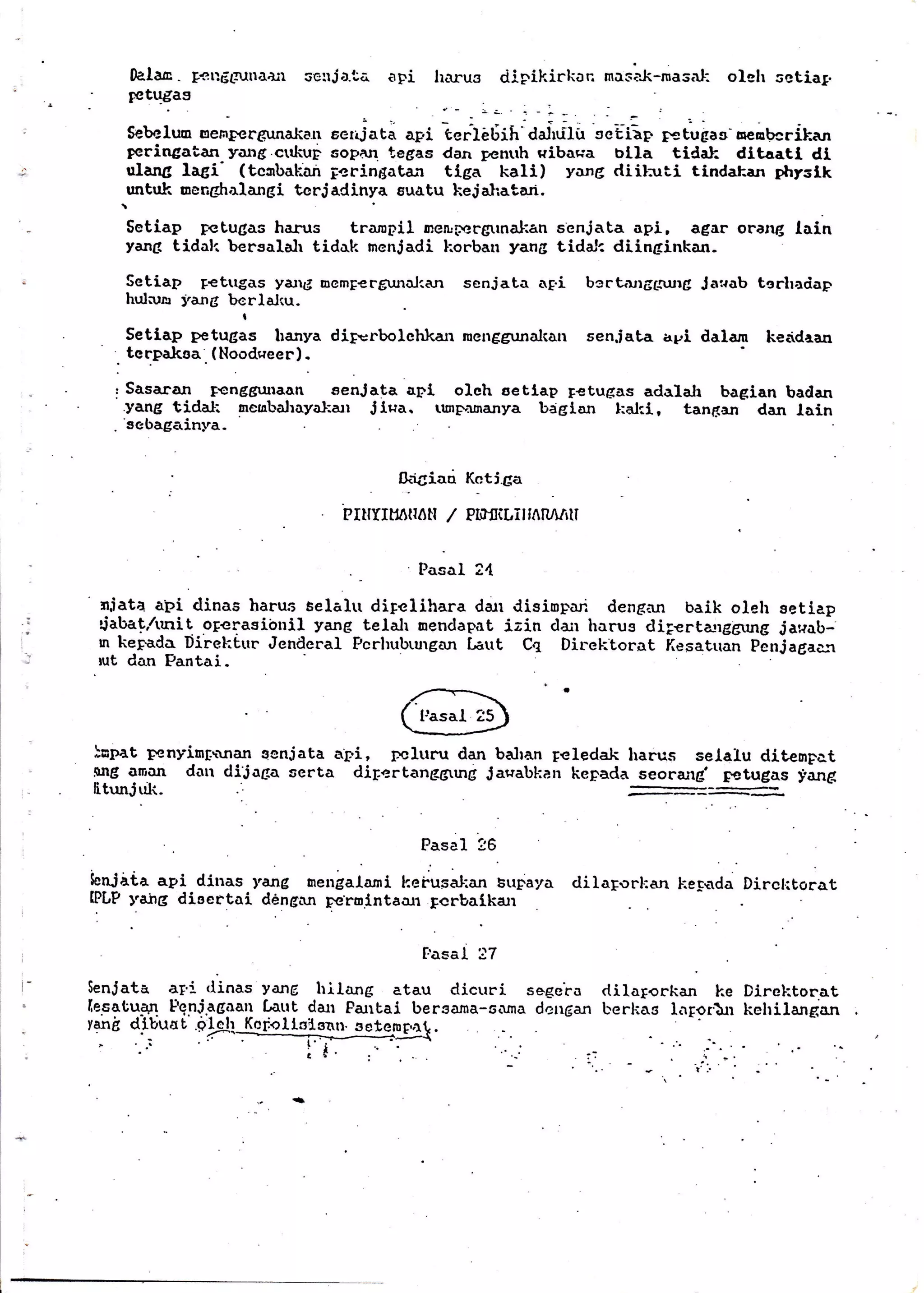 Peraturan tentang senjata api | PDF