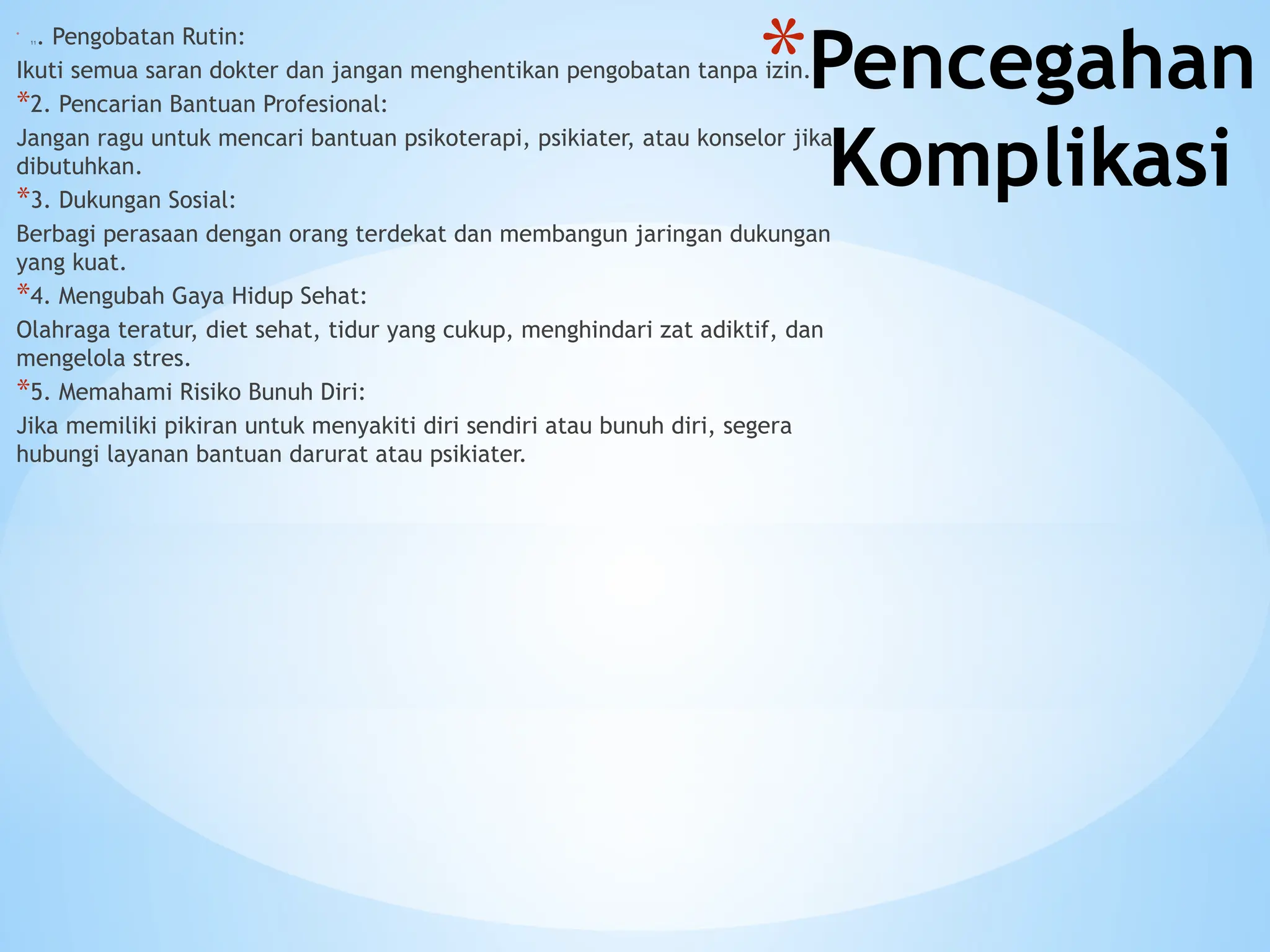 Perawaan jk panjang Manajement gejala dan komplikasi nyeri dll.pptx