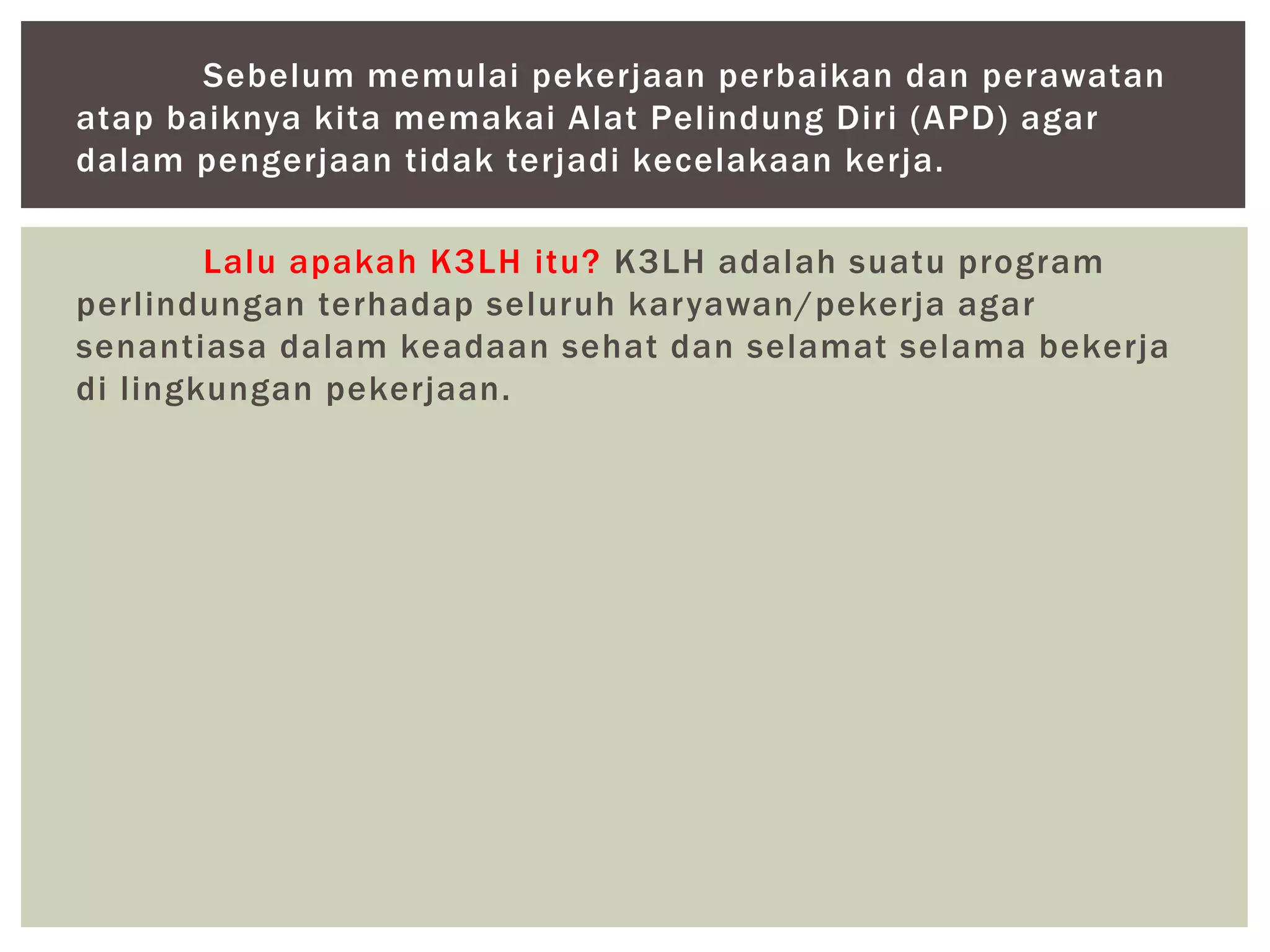Perawatan dan perbaikan atap bangunan | PPTX