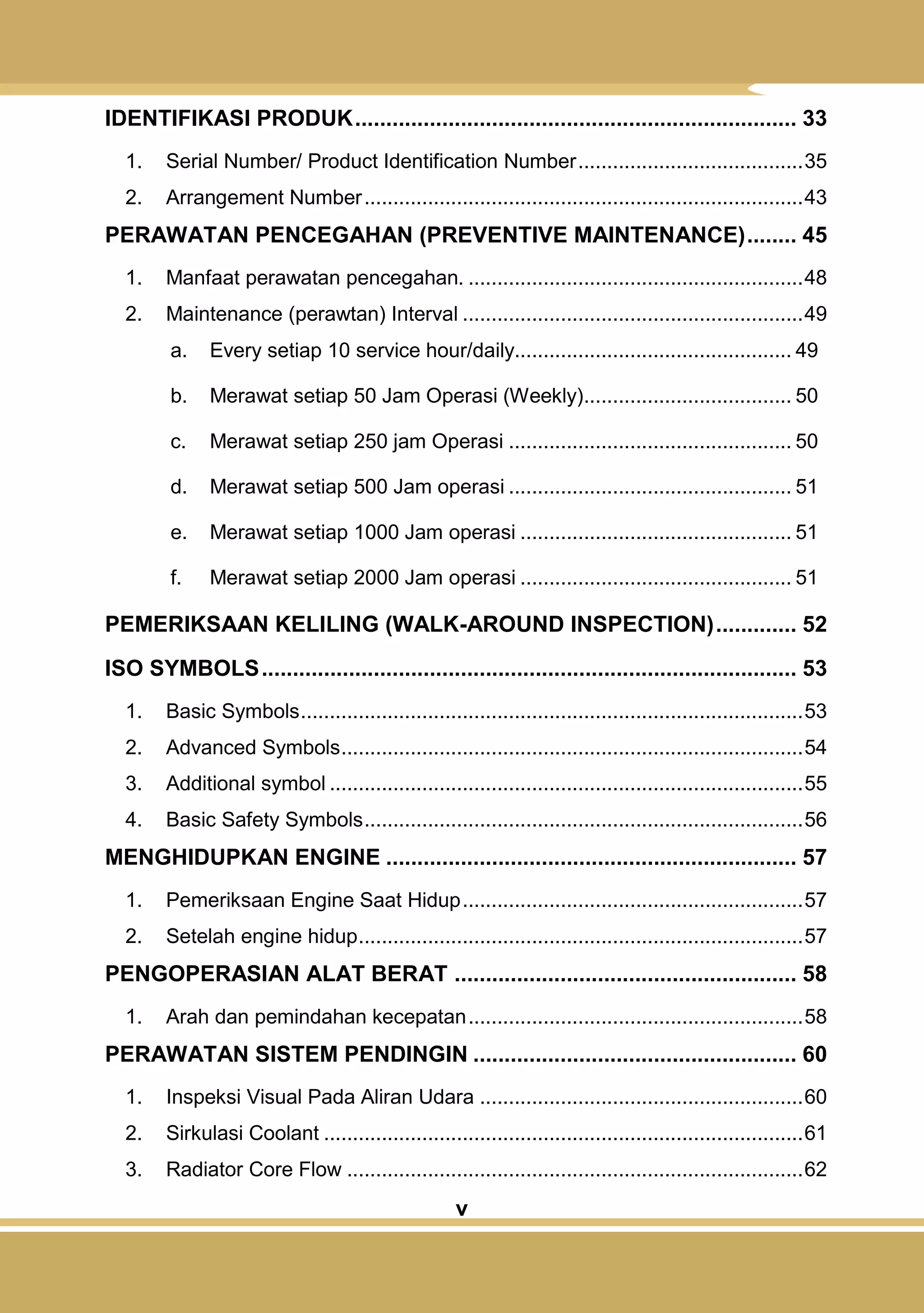 Perawatan Engine dan Unit Alat Berat | PDF