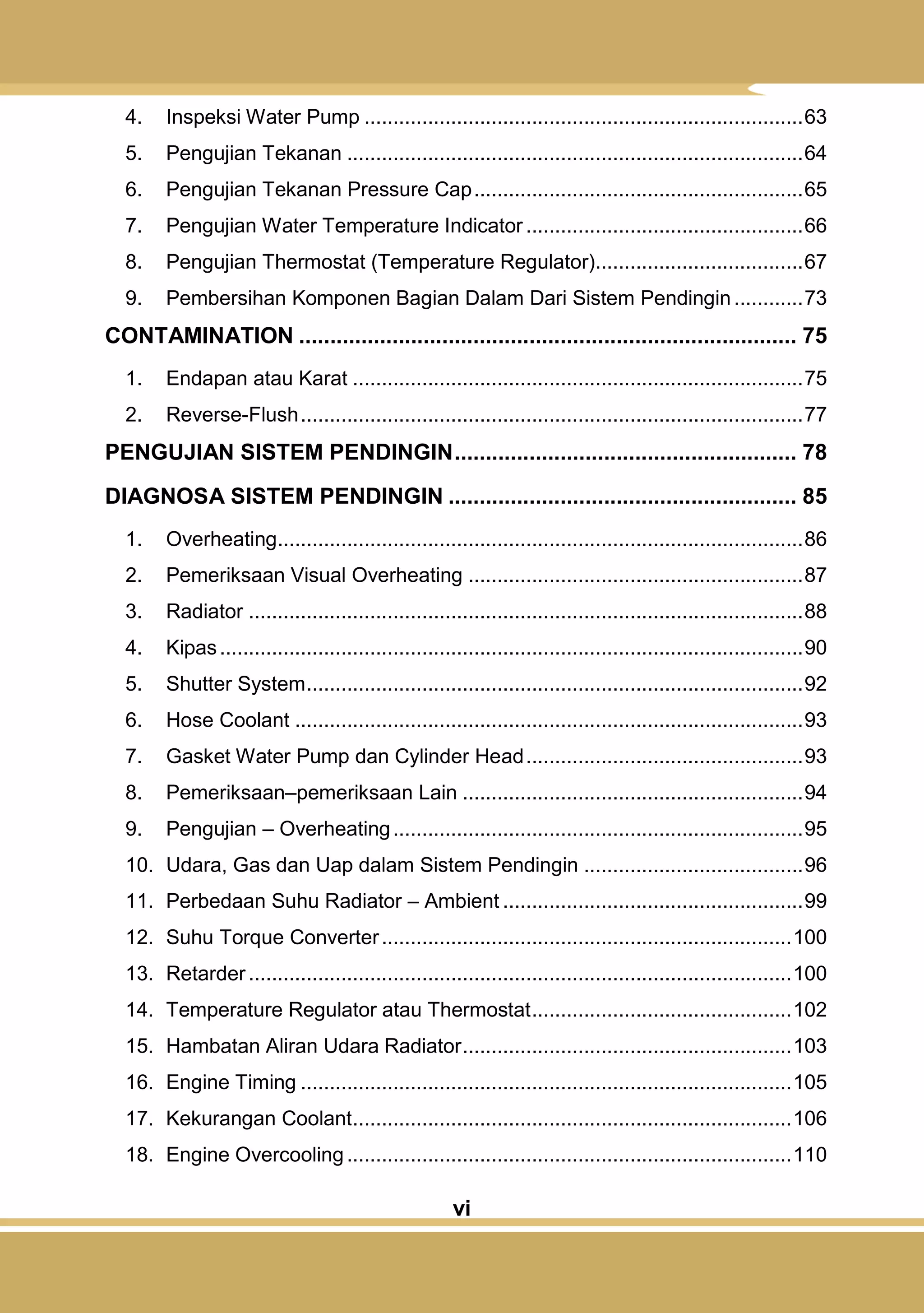 Perawatan Engine dan Unit Alat Berat | PDF