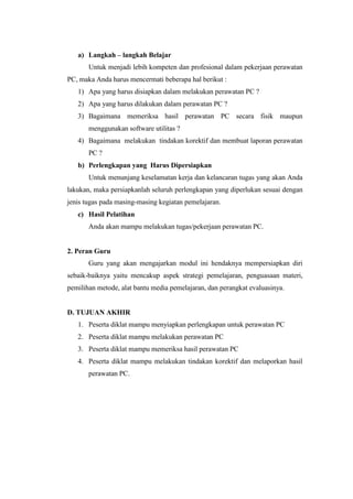 Perawatan komputer (1) | PDF
