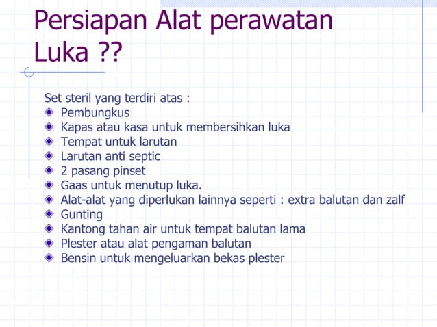 Perawatan luka | PPTX