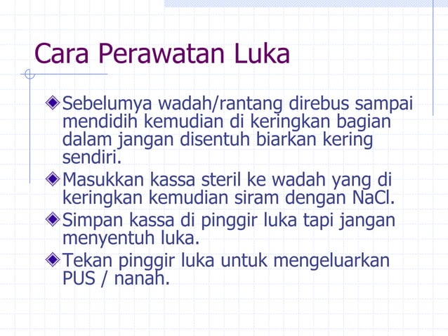 Perawatan luka | PPTX