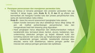 Perawatan luka bencana | PPTX