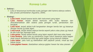 Perawatan luka bencana | PPTX