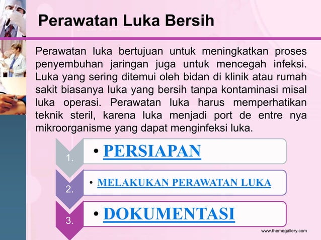 Perawatan luka bersih dan kotor | PPTX