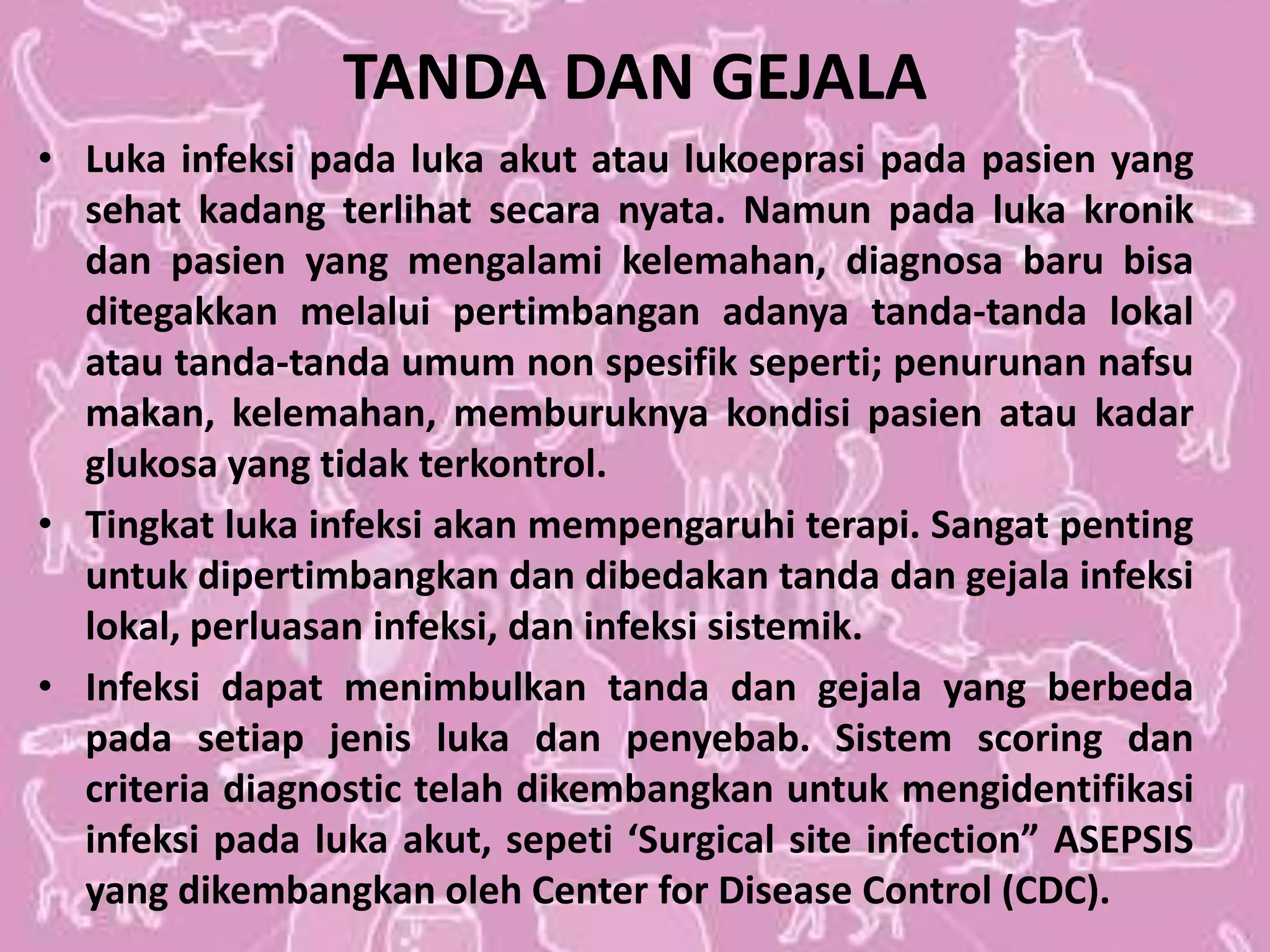 Perawatan luka terinfeksi | PPTX