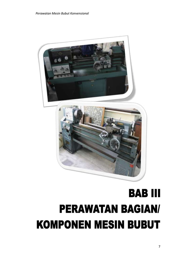 Perawatan Mesin Bubut | DOCX