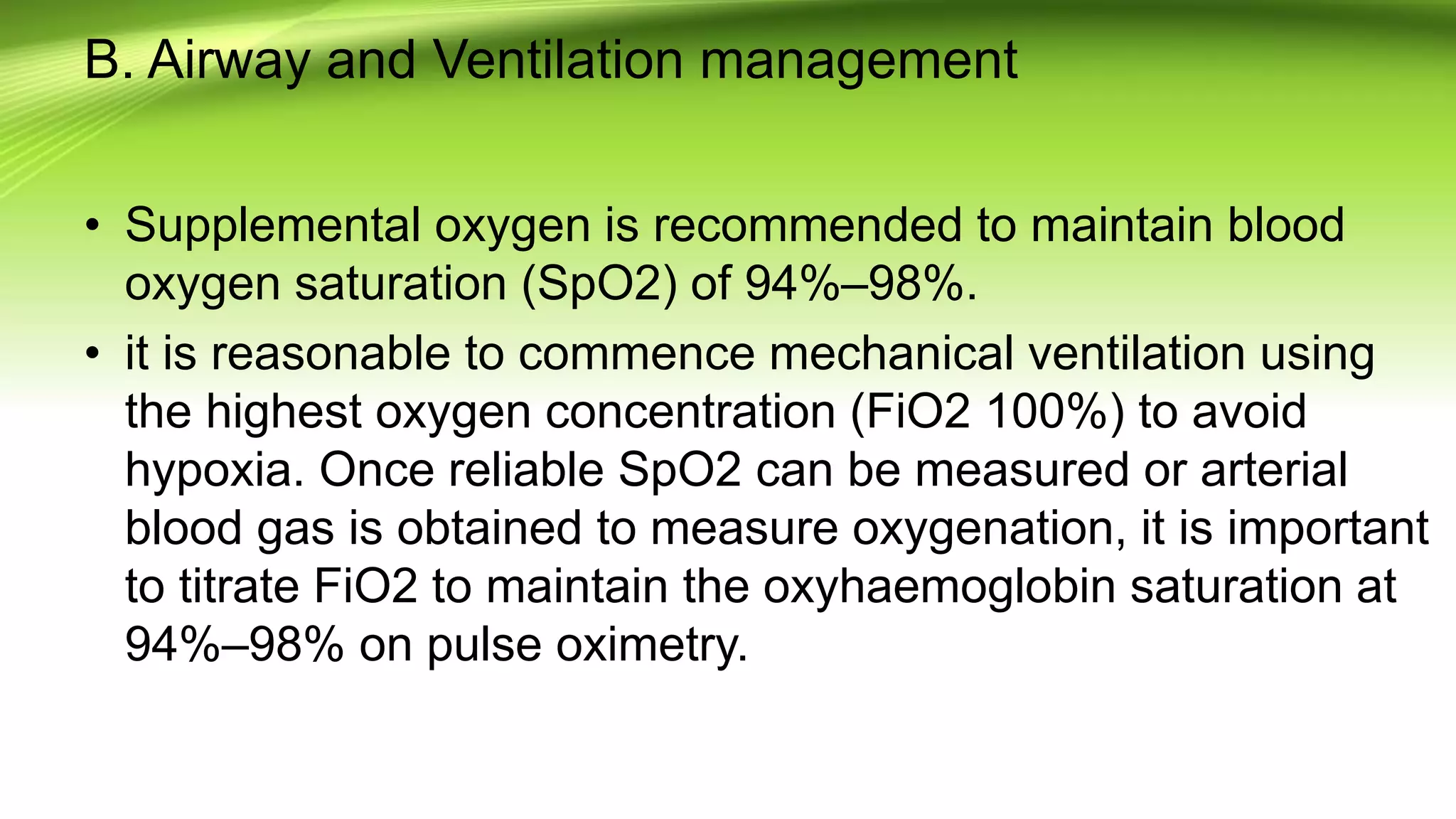 Perawatan pasca resusitasi | PPTX