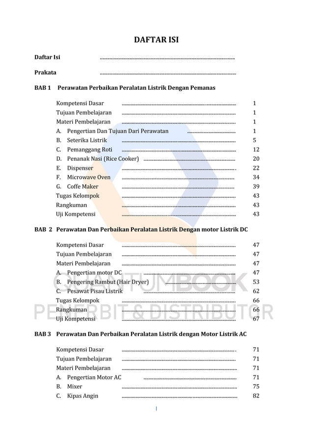 Perbaikan peralatan-listrik-kelas-xii | PDF