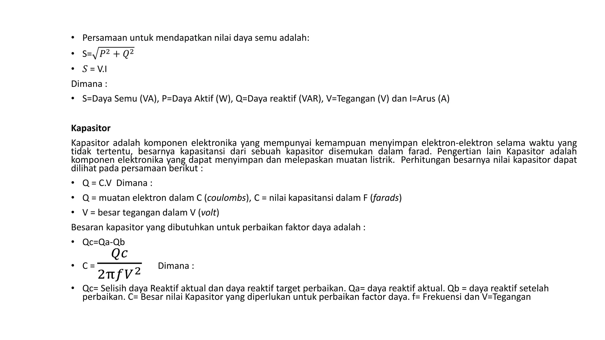Perbaikan Faktor Daya untuk Meningkatkan Daya Aktif by Ahmad Mutawali.pptx