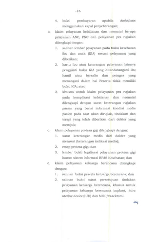 Peraturan BPJS Kesehatan Nomor 7 Tahun 2018 | PDF