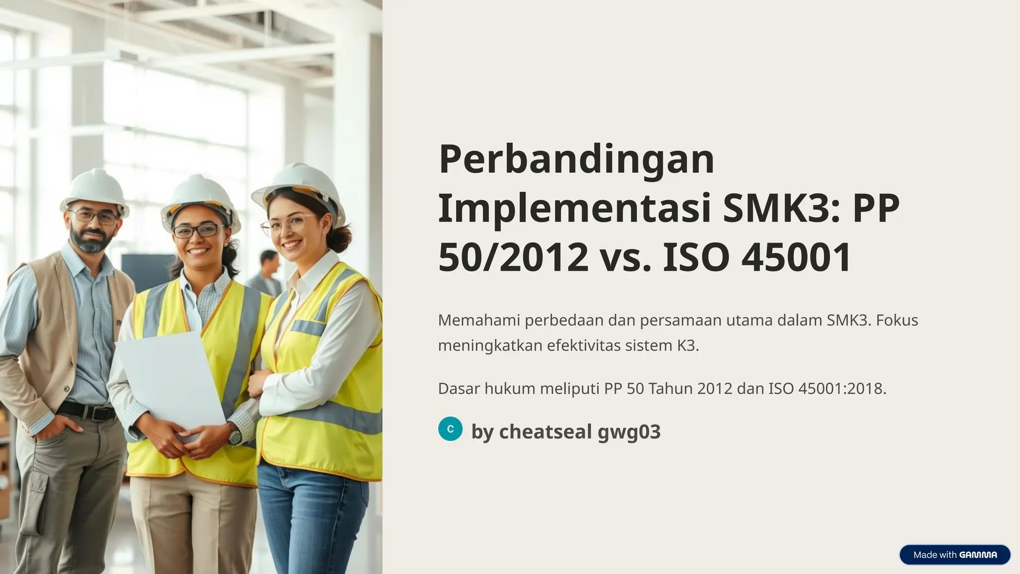 Perbandingan-Implementasi-SMK3-PP-502012-vs-ISO-45001.pptx