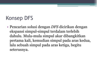 Perbandingan algoritma brute force dan depth first search | PPTX