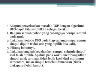 Perbandingan algoritma brute force dan depth first search | PPTX