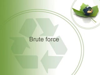 Perbandingan algoritma brute force , divide and conquer | PPTX