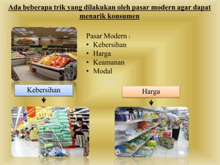 Perbandingan antara pasar_moderen_dengan tradisional | PPTX