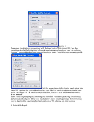 Perbandingan dan baca pos hoc kontras | DOCX