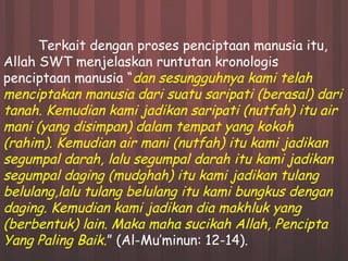 Perbandingan konsep manusia dalam islam dengan ideologi modern (agama islam) | PPT