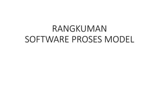 perbandingan Model Software Development Life Cycle (SDLC) | PDF