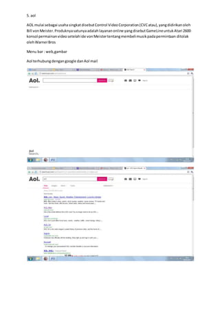 Perbandingan search engine | DOCX