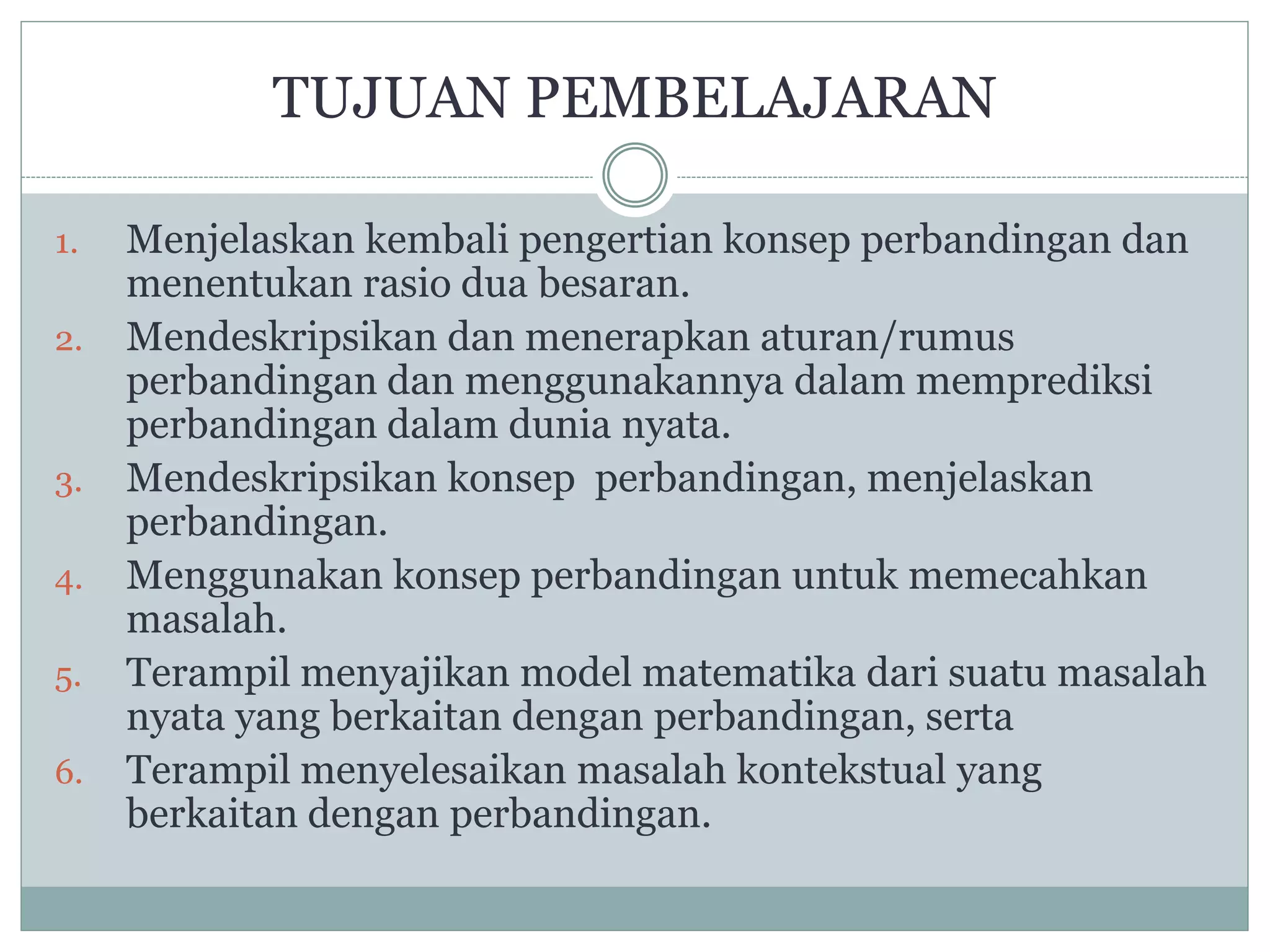 Perbandingan senila dan berbalik nilai | PPTX