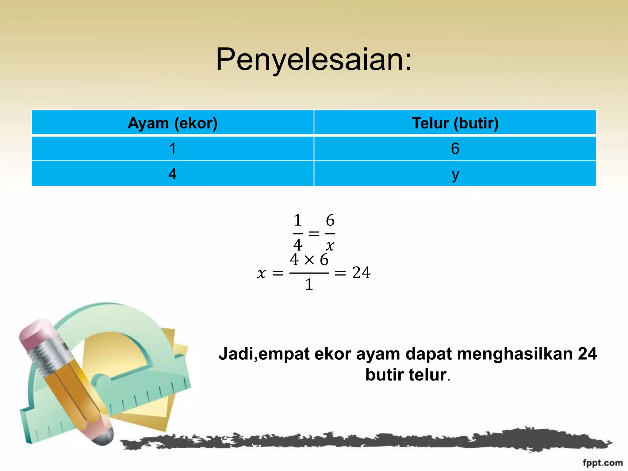 Perbandingan senilai kurikulum 2013 | PPTX