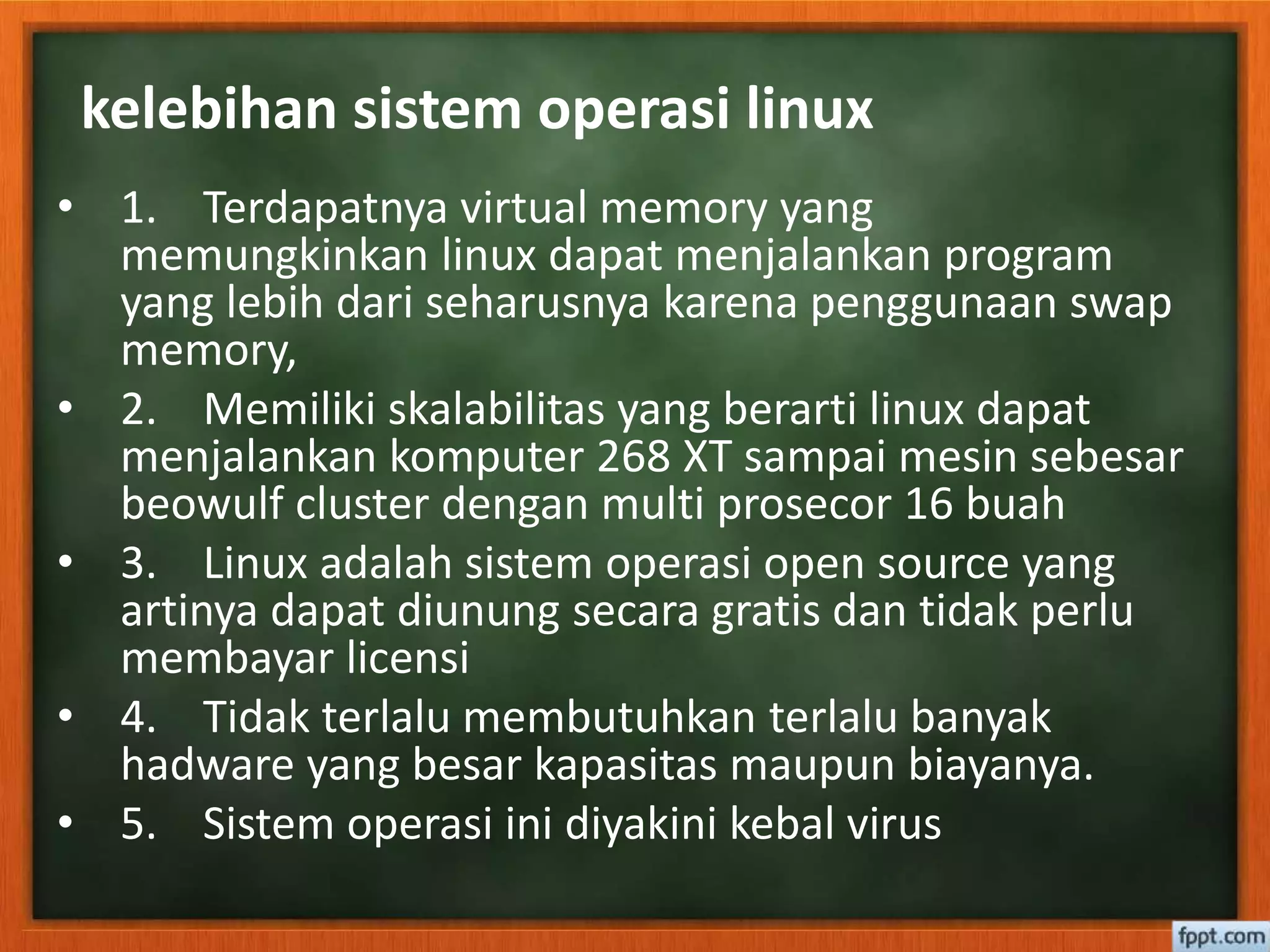 Perbandingan sistem operasi windows dan linux | PPTX