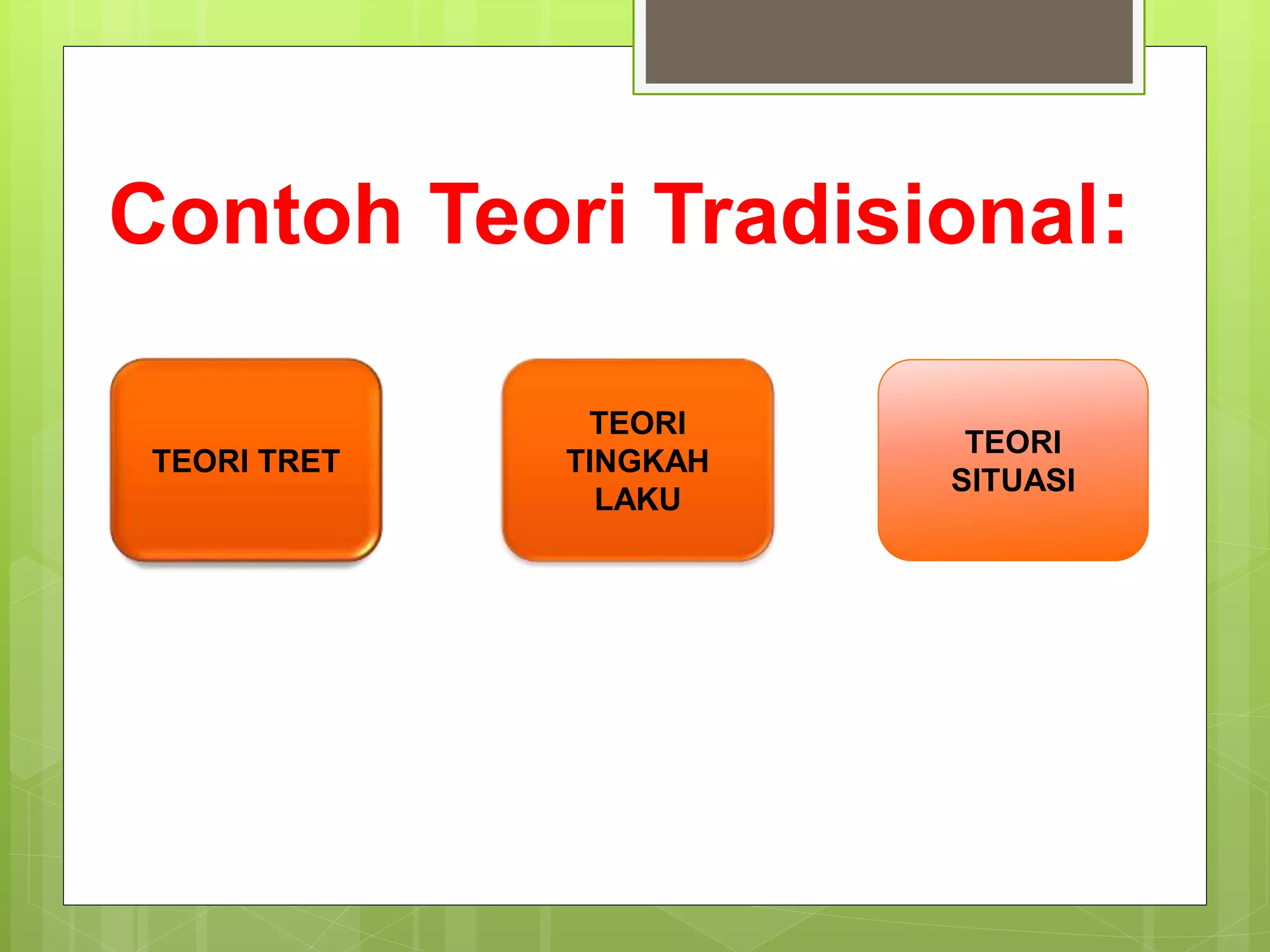 Perbandingan teori | PPTX