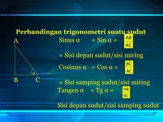 materi perbandingan trigonometri pada segitiga siku-siku.ppt