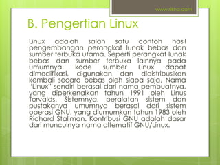 Perbandingan windows vs linux | PPTX