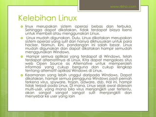 Perbandingan windows vs linux | PPT