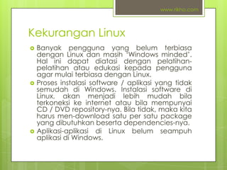 Perbandingan windows vs linux | PPTX