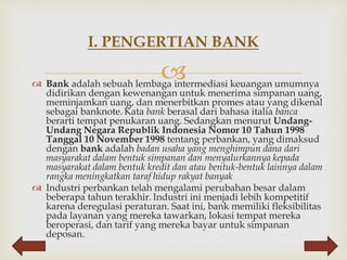 Perbankan | PPT
