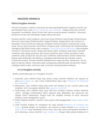 Perbedaan 5 kingdom aditya | DOCX