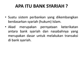 Perbedaan Antara Bank Syariah dan Bank Konvensional | PPT