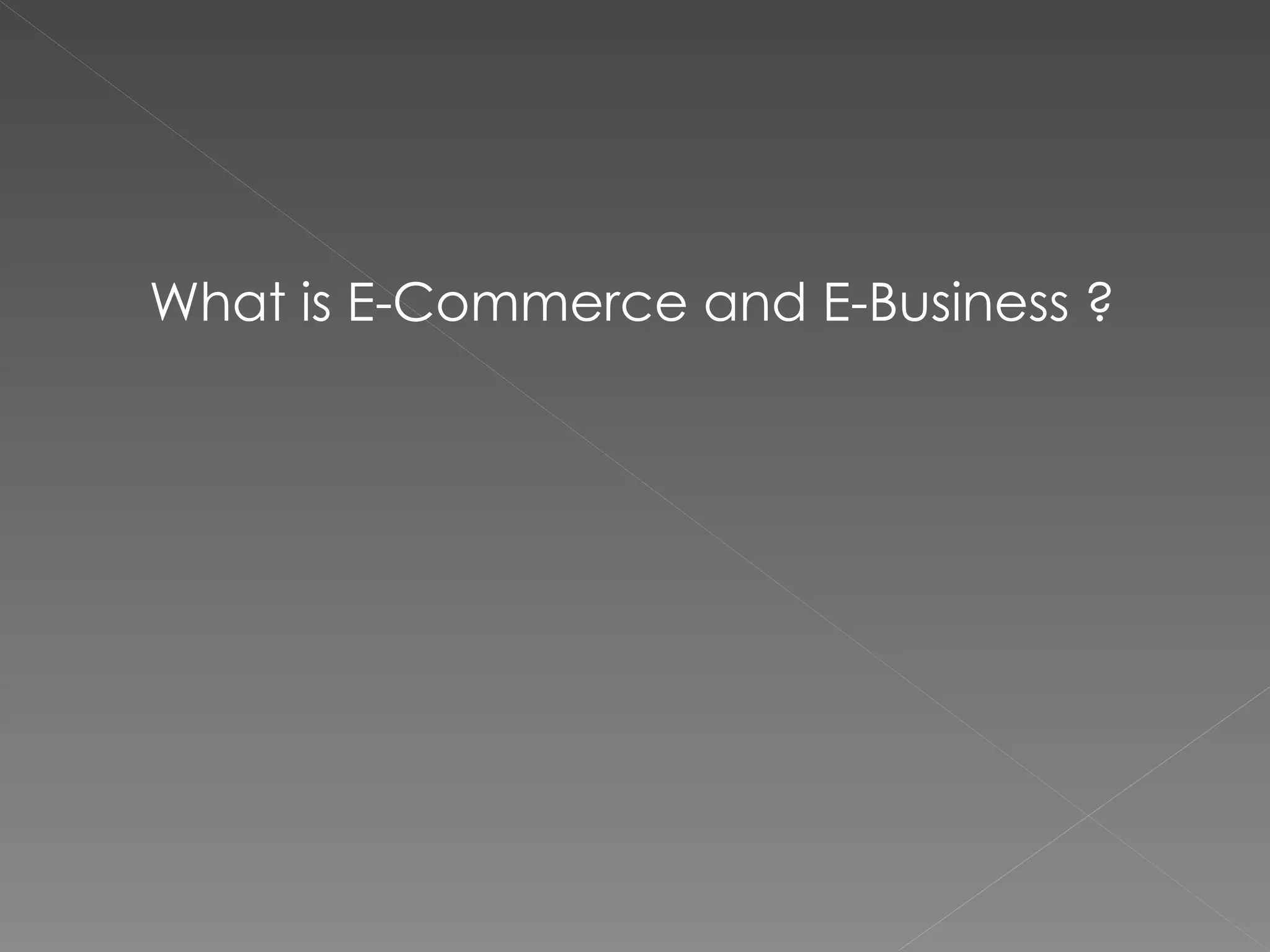 Perbedaan antara e comerce & e buisness | PPT