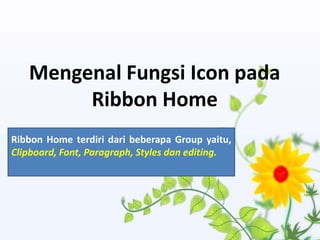Perbedaan antara tab, ribbon | PPTX