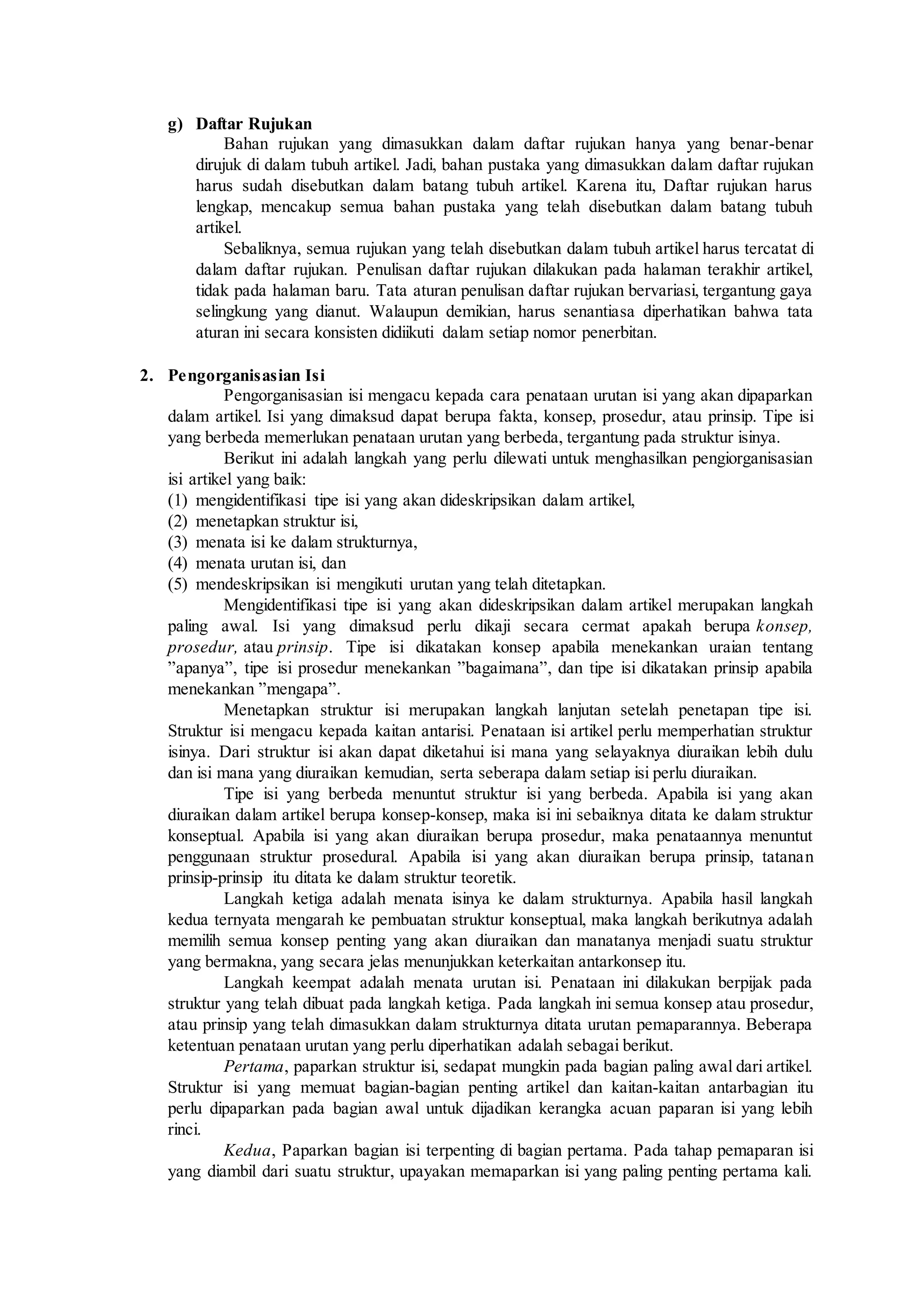 Perbedaan artikel penelitian dan non penelitian | DOCX